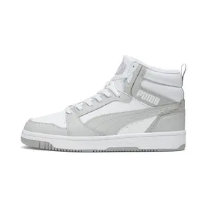 PUMA Rebound V6 Wide High-top Sneakers - White