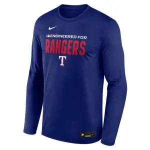 Nike Texas Rangers Long-Sleeve T-Shirt Blue
