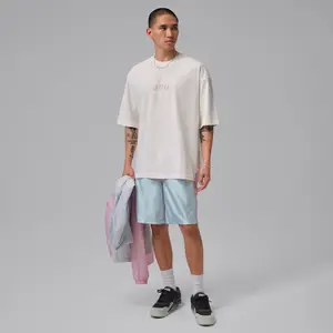 JORDAN Brooklyn Cat Scratch Shorts - Blue