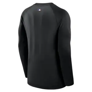 Nike Los Angeles Dodgers Authentic Collection Game Time Dri-fit Mlb Long-sleeve T-shirt - Black
