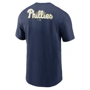 Nike Philadelphia Phillies City Connect 2-hit Mlb T-shirt - Blue