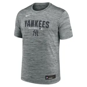 Nike New York Yankees Authentic Collection Dri-fit Mlb T-shirt - Grey