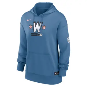Nike Washington Nationals City Connect Therma Mlb Pullover Hoodie - Grey
