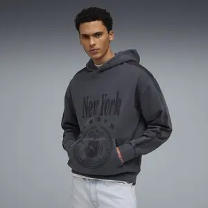 PUMA Wardrobe Essentials Nyc Relaxed Hoodie - Blue