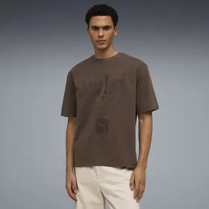 PUMA Wardrobe Essentials Nyc Boxy T-shirt - Brown