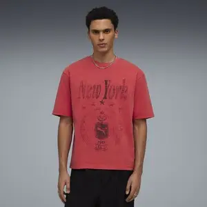PUMA Wardrobe Essentials Nyc Boxy T-shirt - Red