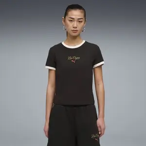 PUMA Slim Fit T-shirt - Black