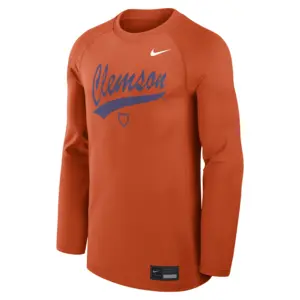 Nike Clemson Dugout Game Time Dri-fit College Long-sleeve T-shirt - Orange