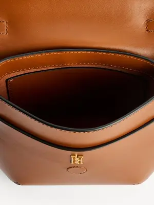 BY MALENE BIRGER Meela Leather Shoulder Bag - Toasted Coconut