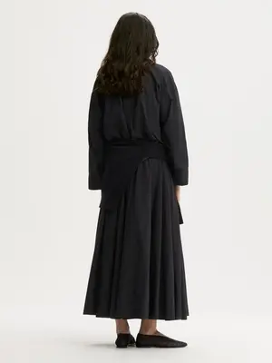 BY MALENE BIRGER Derris Voile Organic Cotton Shirt - Black