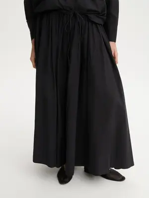 BY MALENE BIRGER Derris Voile Organic Cotton Shirt - Black
