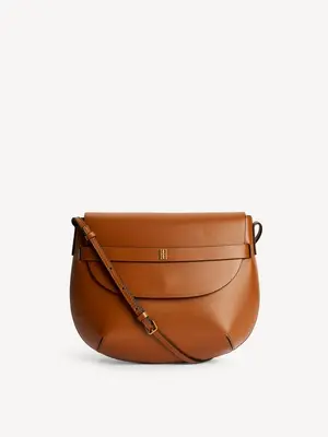 BY MALENE BIRGER Maellon Leather Shoulder Bag - Toasted Coconut