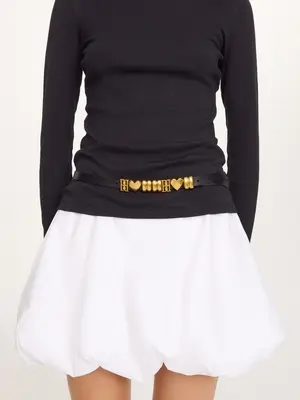 BY MALENE BIRGER Ounlas Leather Belt - Black