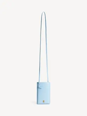 BY MALENE BIRGER Aya Phone Patent Leather Case - Dream Blue