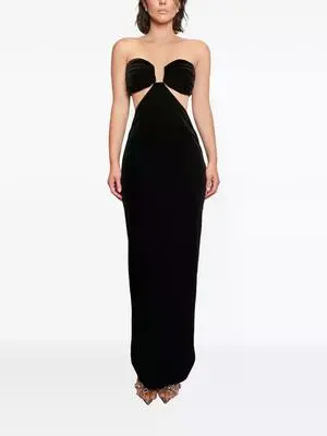 IMROSKA Cleopatra Cut-out Strapless Maxi Dress