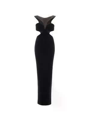 IMROSKA Cleopatra Cut-out Strapless Maxi Dress