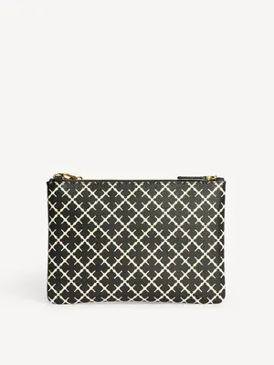 BY MALENE BIRGER Ivy Printed Clutch - Black