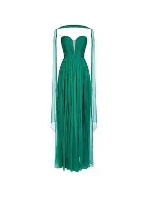 IMROSKA Iris Strapless Maxi Dress