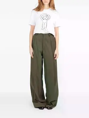 SOCIETE ANONYME Pleated Trousers - Green