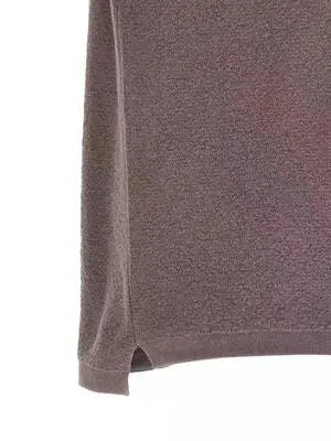 Stone Island Half Zip Logo Patch Polo Shirt - Purple