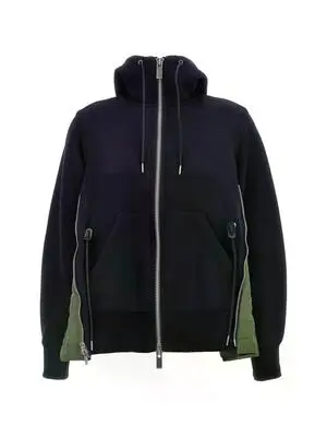 Sacai Sponge Zip Hoodie