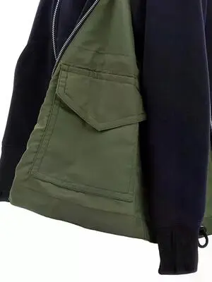 Sacai Sponge Zip Hoodie