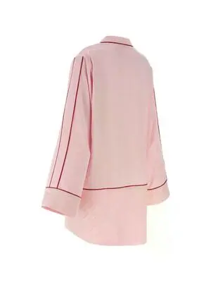 Off-White Jacquard Piping Shirt - Pink