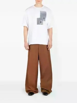 SOCIETE ANONYME Pleated Wide Leg Trousers