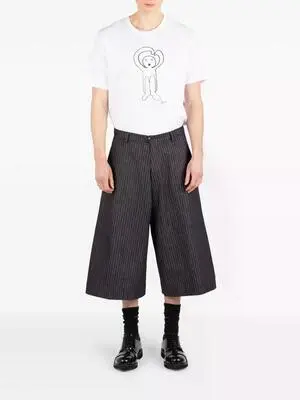 SOCIETE ANONYME Pinstriped Tailored Shorts