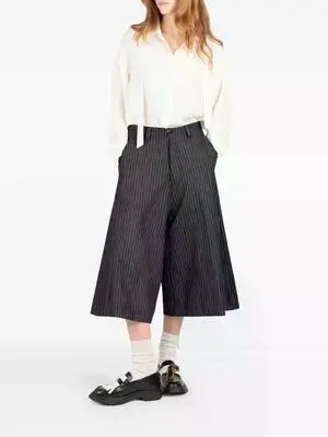 SOCIETE ANONYME Pinstriped Tailored Shorts