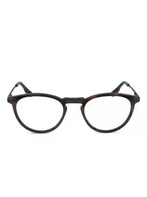 Lacoste Round-frame Eyeglasses - Brown