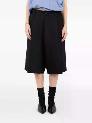 SOCIETE ANONYME Pleated Wide Leg Shorts
