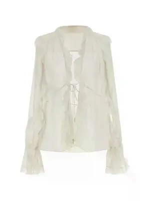 Alberta Ferretti Ruffled-design Blouse