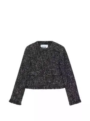 MSGM Frayed Bouclé Jacket