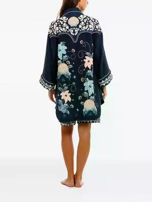 Agua Bendita Floral-print Shirt