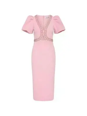 Rebecca Vallance V Neck Cocktail Dresses