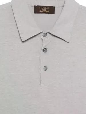 ZANONE Long-sleeve Polo Shirt - Grey