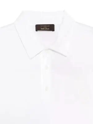 ZANONE Long-sleeve Polo Shirt - White