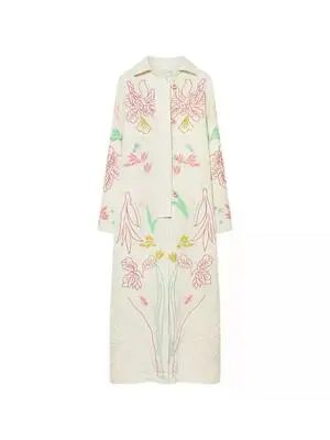 FORTE_FORTE Floral Embroidered Coat