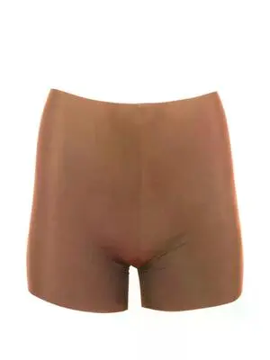 FLEUR DU MAL Le Stretch Micro Seam-free Bike Shorts - Brown