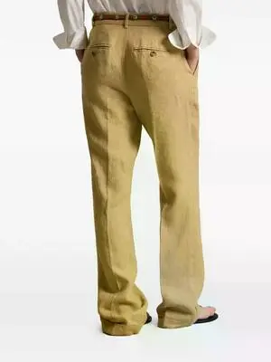 Polo Ralph Lauren Pleat-detail Tailored Trousers - Brown