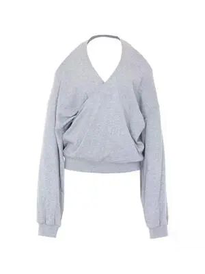 ELEH V-neck Cotton Sweatshirt
