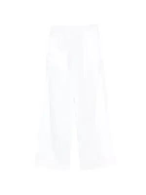 Aspesi Wide Leg Trousers - White