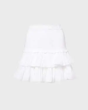 Tiered Mini Skirts