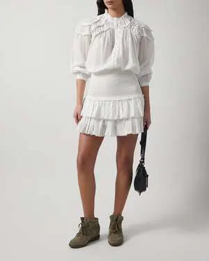 Isabel Marant Étoile Naomi Mini Skirt - White