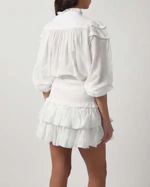 Isabel Marant Étoile Naomi Mini Skirt - White
