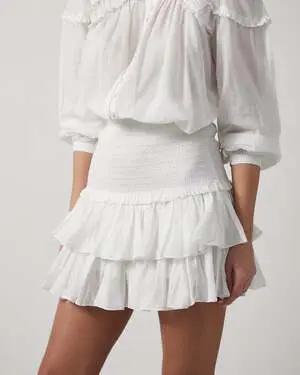 Isabel Marant Étoile Naomi Mini Skirt - White