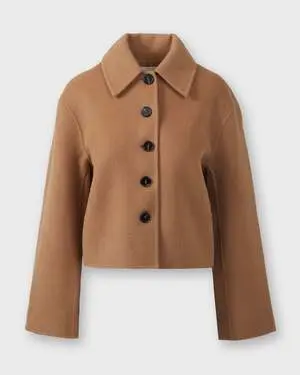 Wakakuu Collared Outerwear For Women