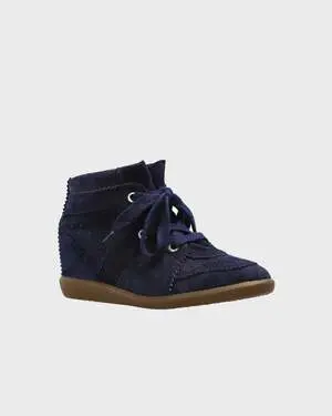 Isabel Marant Étoile Bobby Wedge Sneakers - Midnight