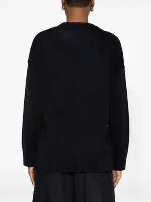 TWINSET Gathered Crew Neck Sweater